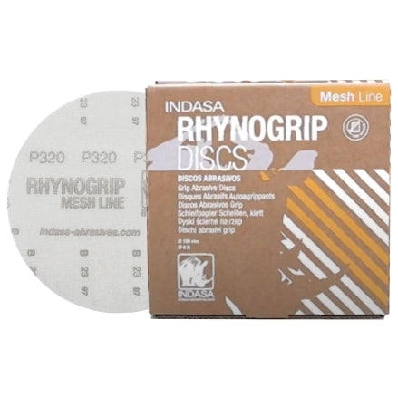 Indasa 6" Rhynogrip Mesh Line Vacuum Sanding Discs – indasa-direct.com