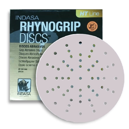 Indasa 6" Rhynogrip HTLine Ultravent Vacuum Sanding Discs, 8660 Series ...