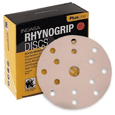 Indasa 6" Rhynogrip PlusLine 15-Hole Sanding Discs, 1065 Series ...
